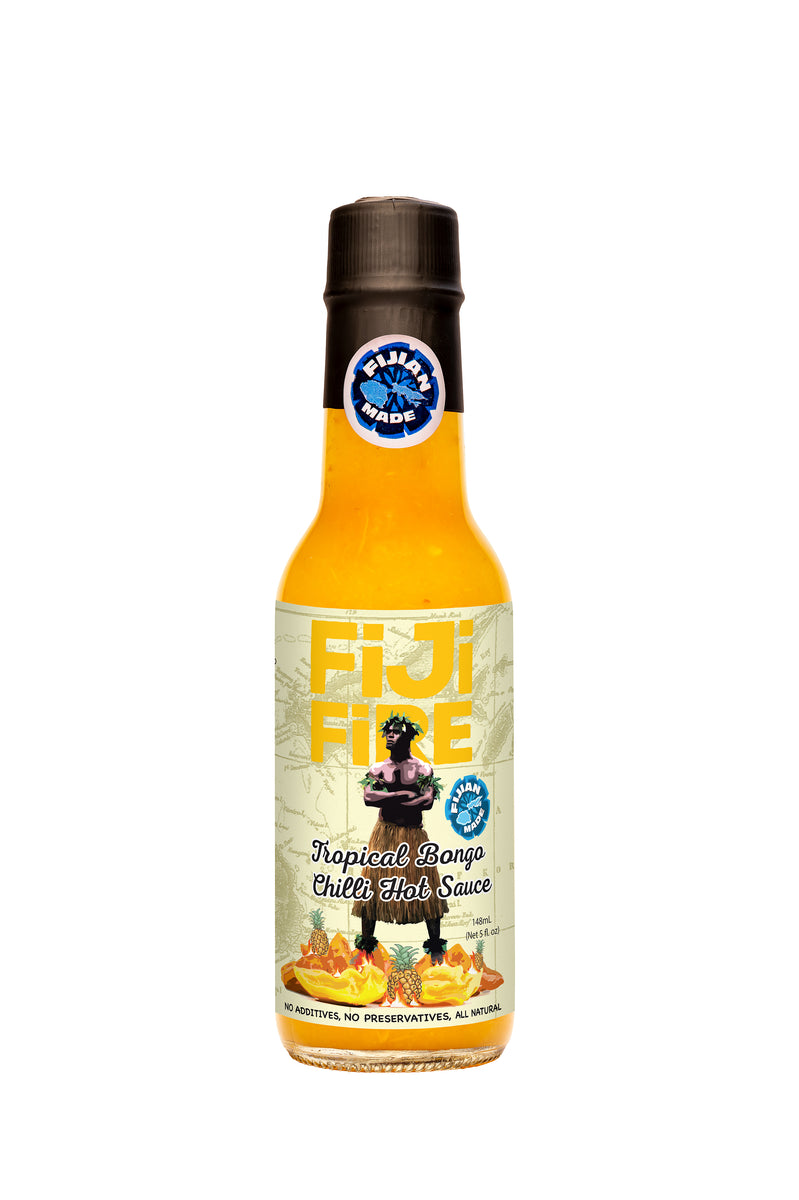 Fiji Fire Tropical Bongo Chilli Hot Sauce